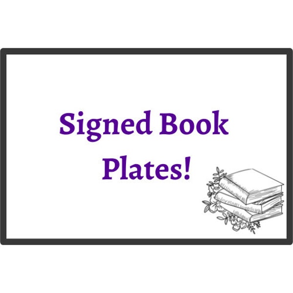 Signed Book Plate - Etsy