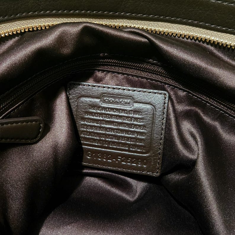 Coach Signature Canvas Tote Large Black G1382-F25290 - Etsy