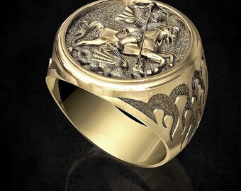 Gold Sovereign Ring | Etsy