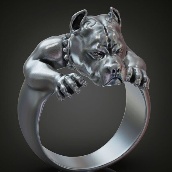 Pitbull Ring - Etsy