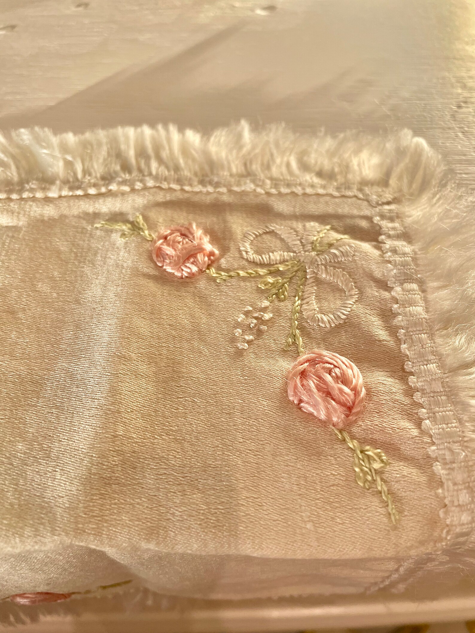 Beautiful Embroidered Mat - Etsy UK