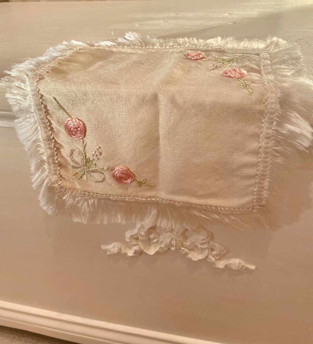 Beautiful Embroidered Mat - Etsy UK