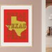 Texas Wall Art, Texas Wall Decor, Texas Decor, Texas Art Print, Texas ...