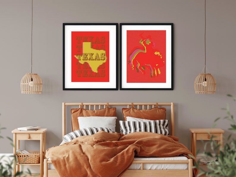 Texas Wall Art, Texas Wall Decor, Texas Decor, Texas Art Print, Texas ...
