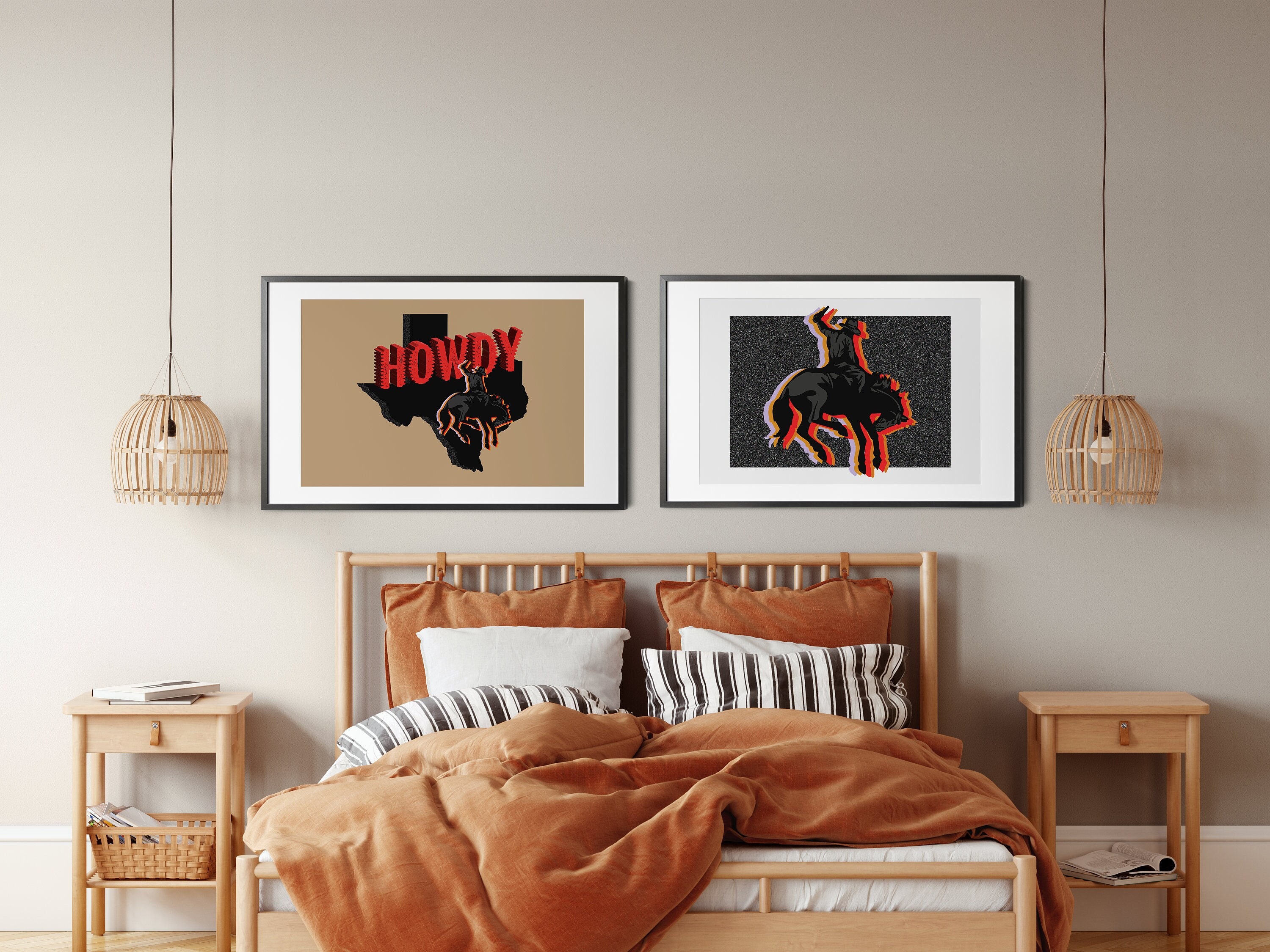 Howdy Poster, Rodeo Art, Cowboy Poster, Texas Wall Art, Texas Print ...