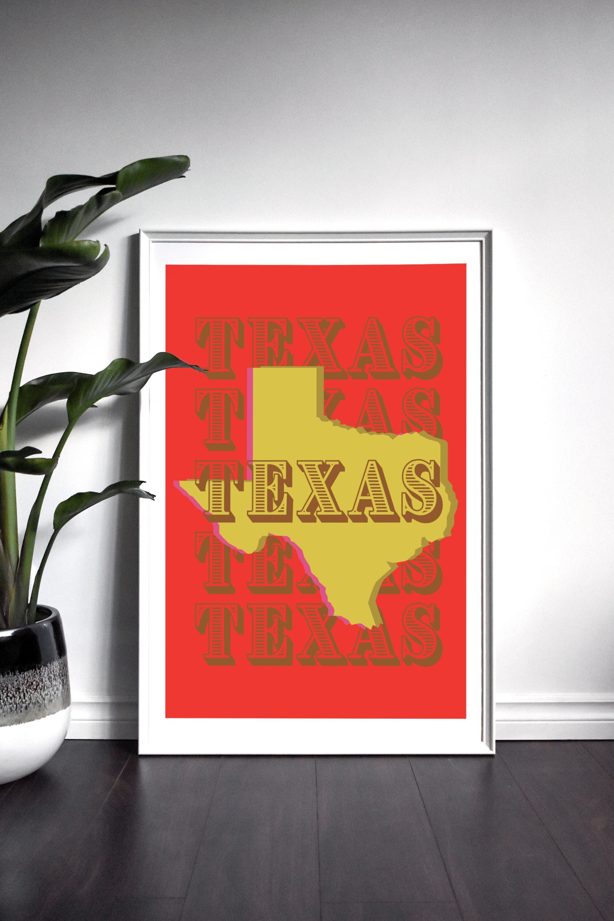 Texas Wall Art, Texas Wall Decor, Texas Decor, Texas Art Print, Texas ...