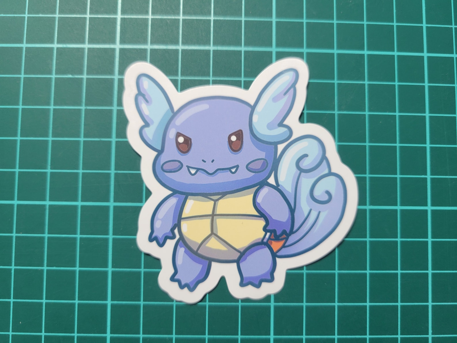 Chibi Squirtle Wartortle Blastoise Stickers Fan Art - Etsy