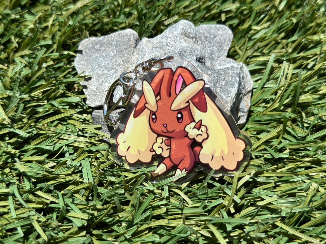 Lopunny #428 Chibi Keychain 2" | Epoxy Charm | Cute Accessory - Etsy