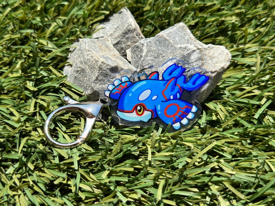 Kyogre #382 Chibi Keychain 2" | Fan Art | Cute Foodie Sticker | Laptop ...