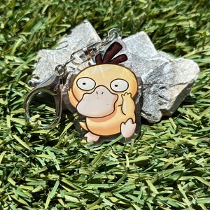 Psyduck Chibi Keychain 2" | Fan Art | Cute Foodie Sticker | Laptop ...