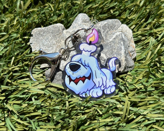 Greavard #971 Chibi Keychain 2" | Epoxy Charm | Cute Accessory - Etsy