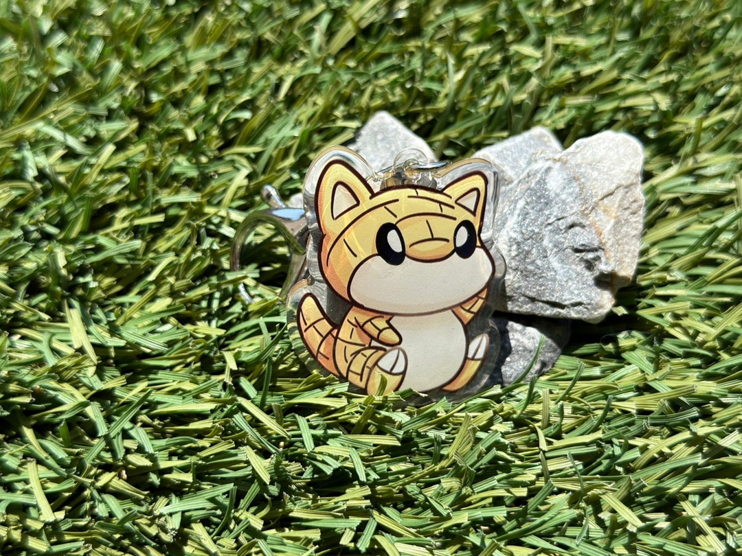 Sandshrew #27 Chibi Keychain 2" | Fan Art | Cute Foodie Sticker ...