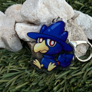 Murkrow #198 Chibi Keychain 2" | Fan Art | Cute Foodie Sticker | Laptop ...