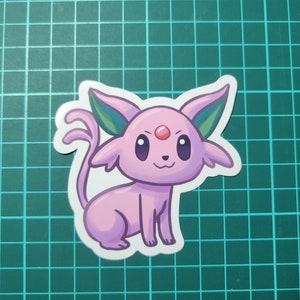 Chibi Eevee Evolution Sticker Pack Waterproof Stickers for Laptop ...