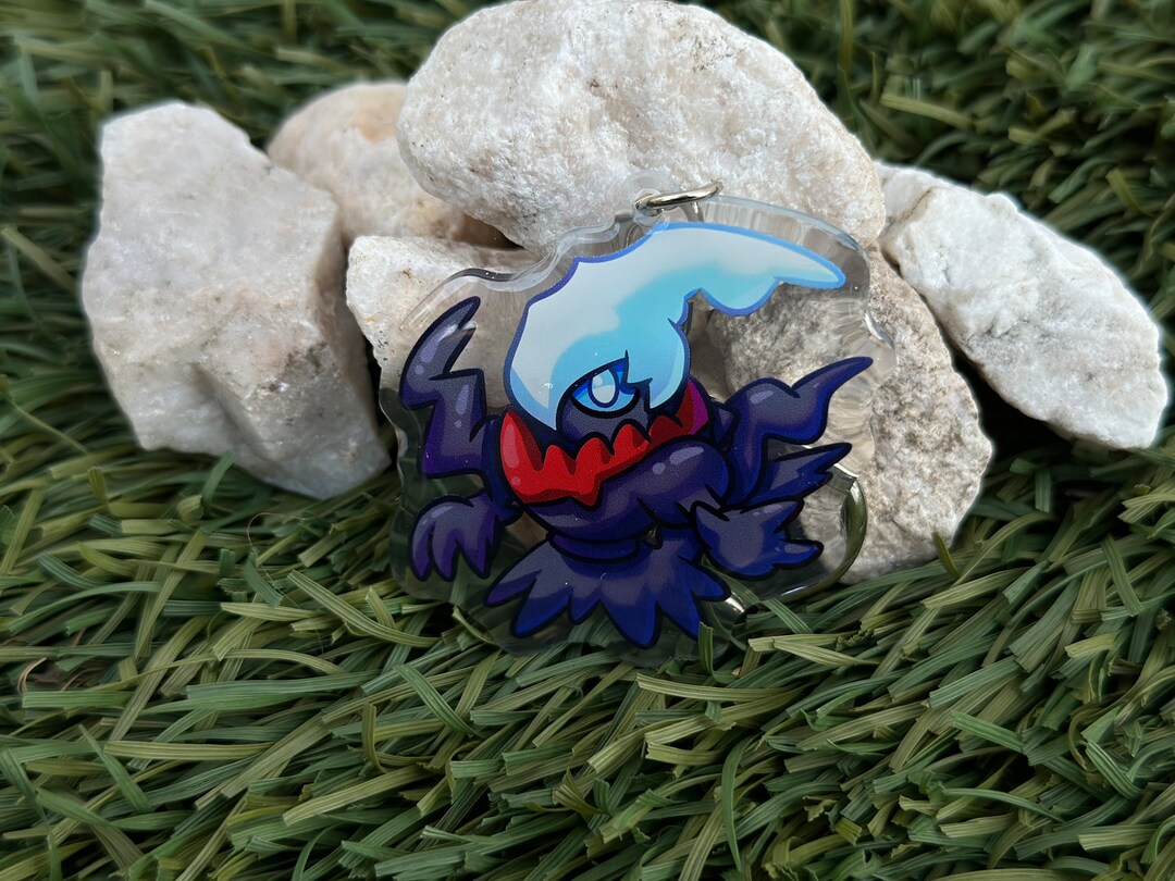 Darkrai 491 Chibi Keychain 2 Fan Art Cute Foodie Sticker Laptop Sticker Vinyl Waterproof Sticker ...