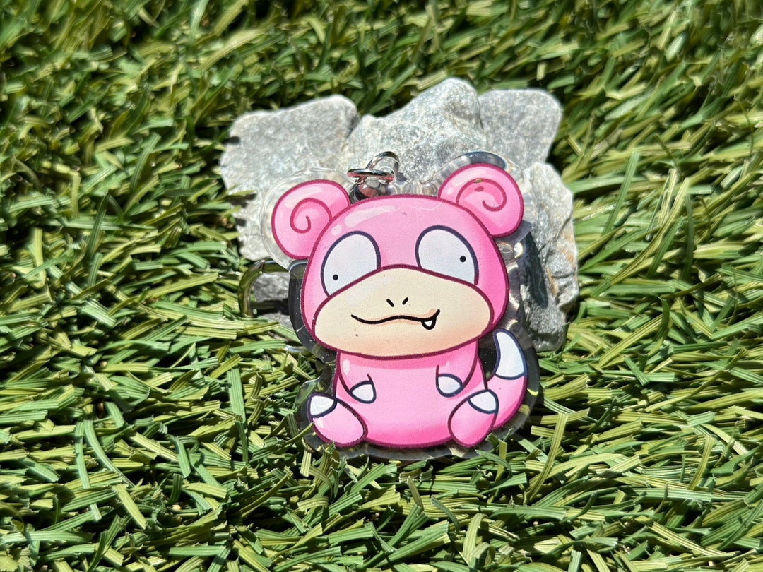 Slowpoke #79 Chibi Keychain 2" | Epoxy Charm | Cute Accessory - Etsy
