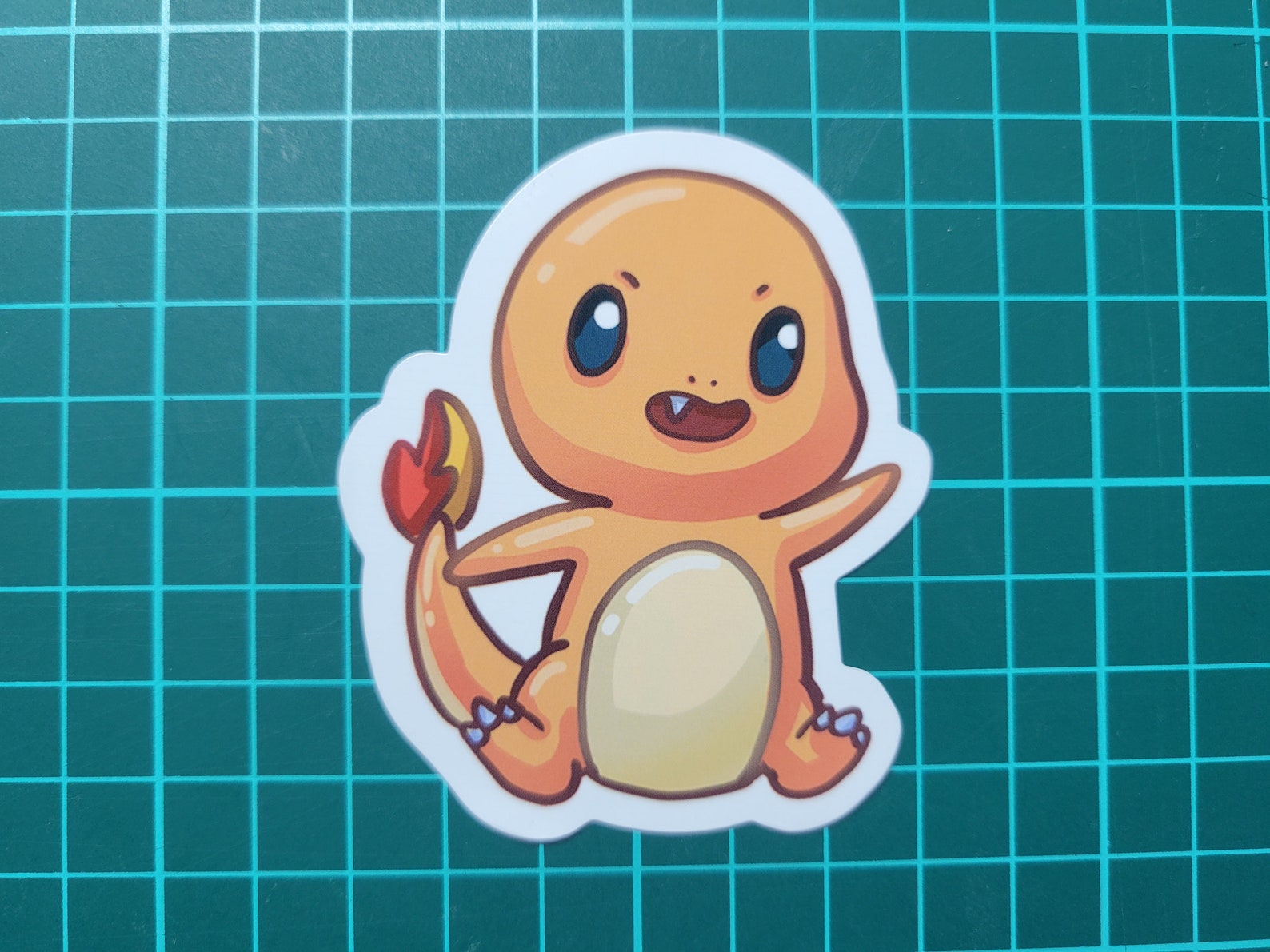 Chibi Charmander Charmelion Charizard Stickers Fan Art - Etsy
