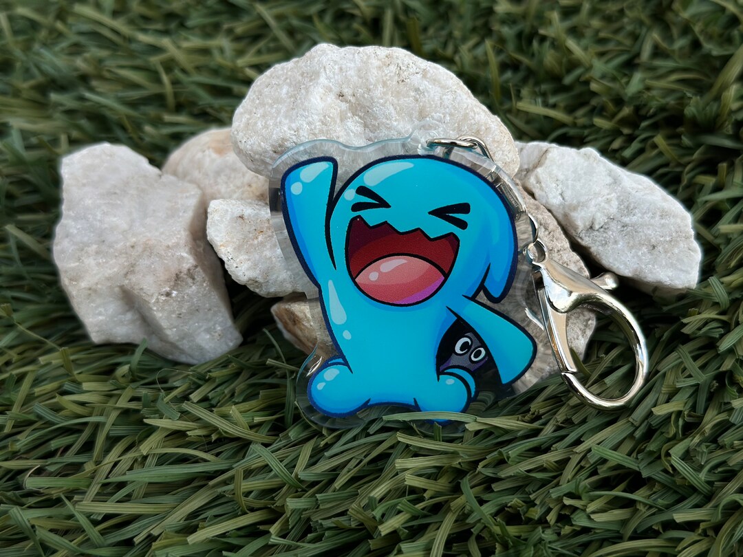 Wobbuffet #202 Chibi Keychain 2" | Fan Art | Cute Foodie Sticker ...