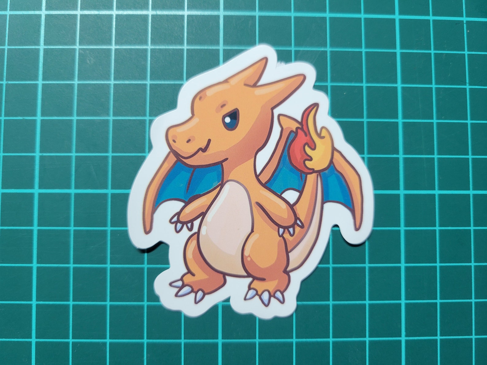 Chibi Charmander Charmelion Charizard Stickers Fan Art - Etsy