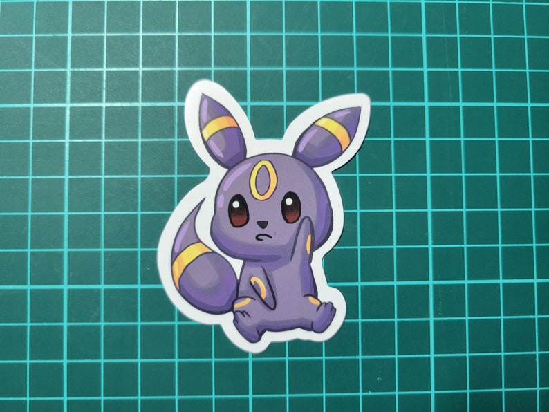 Chibi Eevee Evolution Sticker Pack Waterproof Stickers for - Etsy