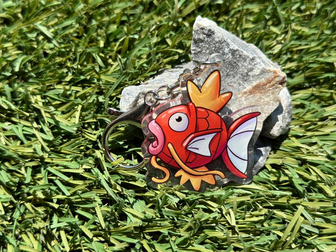 Magikarp #129 Chibi Keychain 2" | Epoxy Charm | Cute Accessory - Etsy