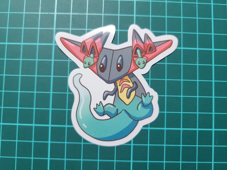 Chibi Dragon Waterproof Inspired Stickers for Laptop - Etsy