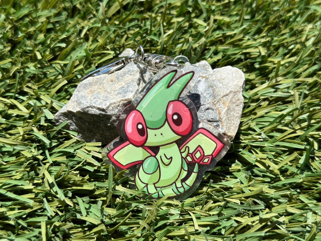 Flygon #330 Chibi Keychain 2" | Epoxy Charm | Cute Accessory - Etsy