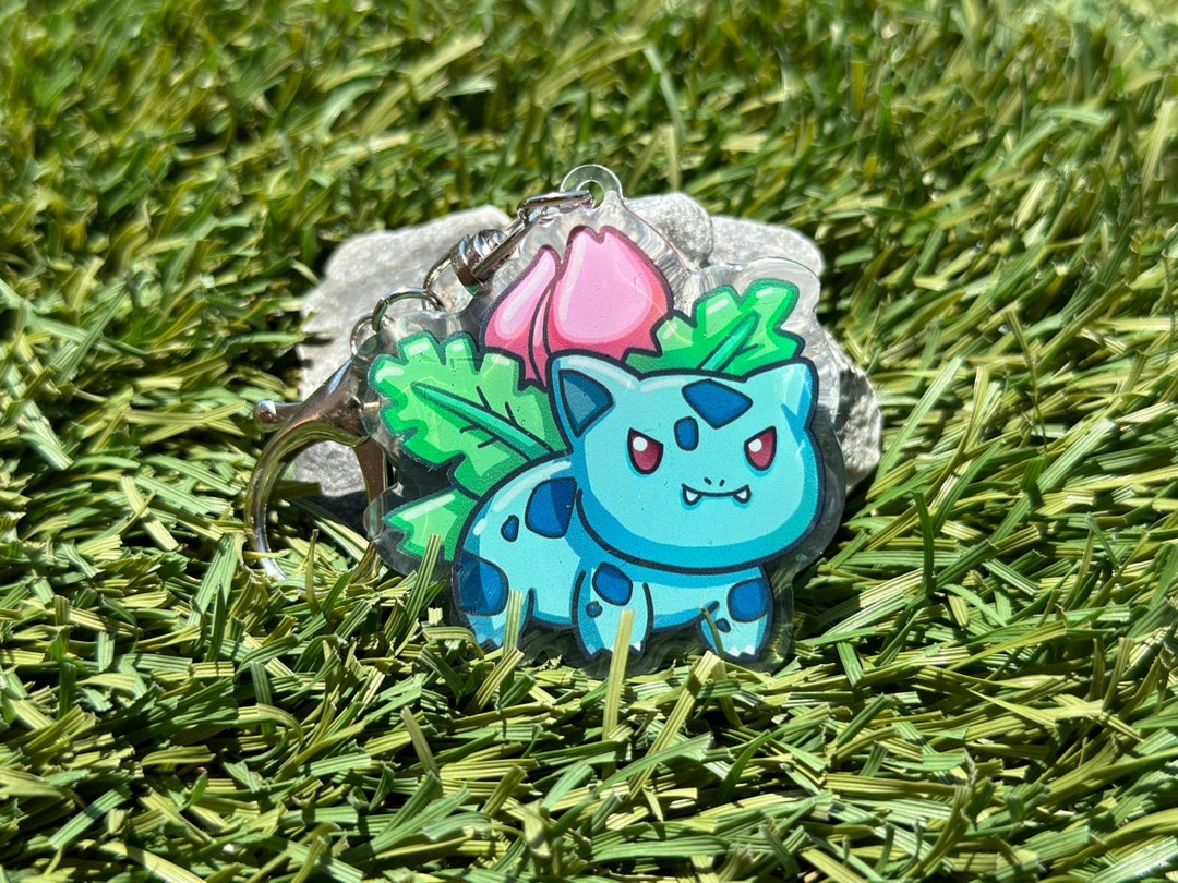 Ivysaur #2 Chibi Keychain 2" | Epoxy Charm | Cute Accessory - Etsy