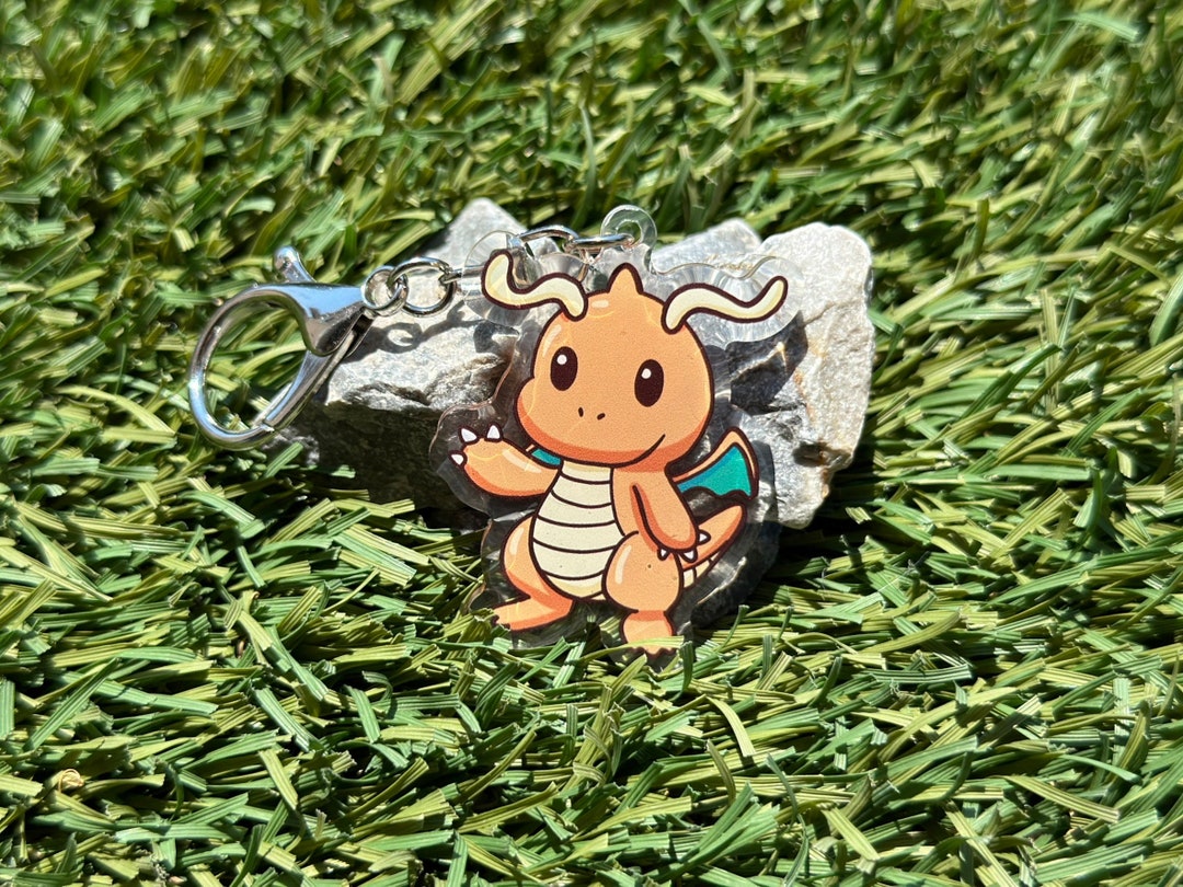 Dragonite #149 Chibi Keychain 2" | Epoxy Charm | Cute Accessory - Etsy