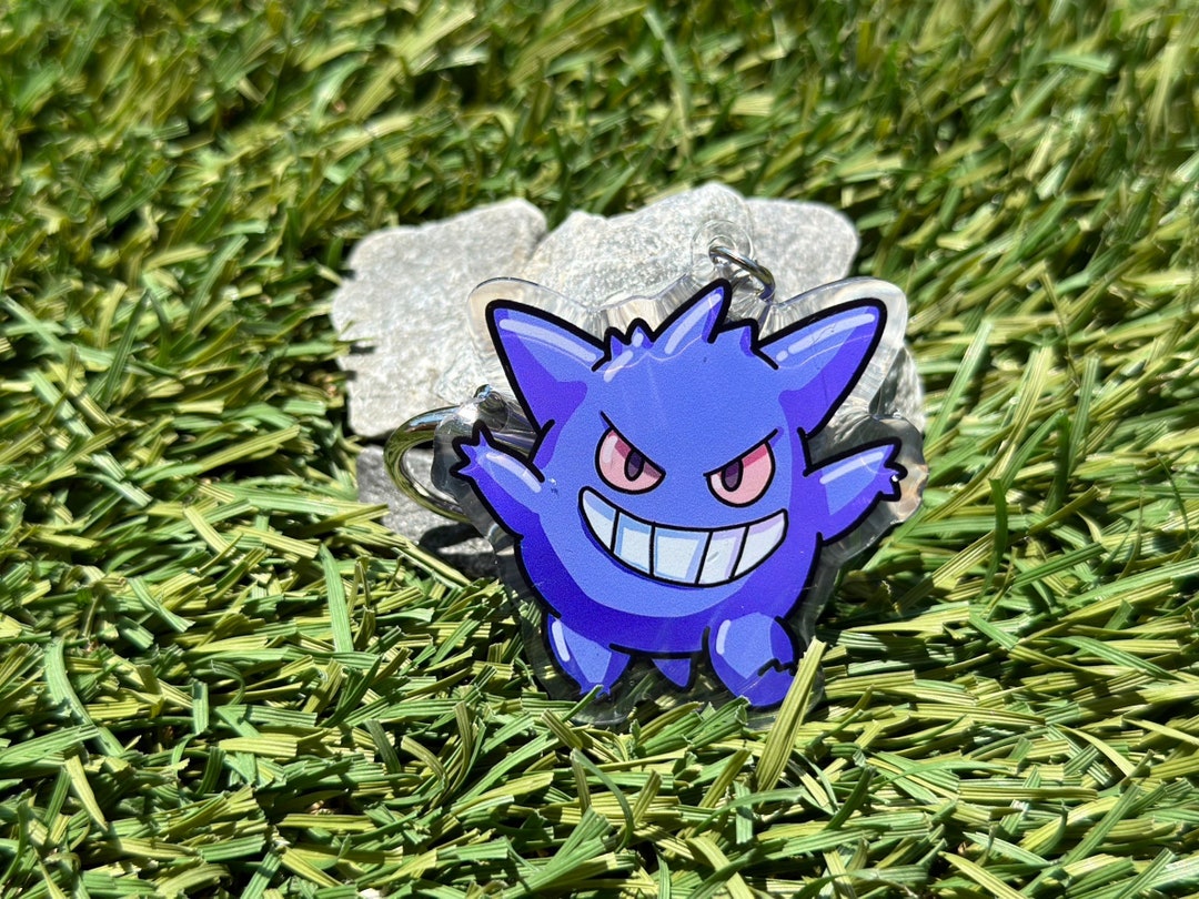 Gengar #94 Chibi Keychain 2" | Epoxy Charm | Cute Accessory - Etsy