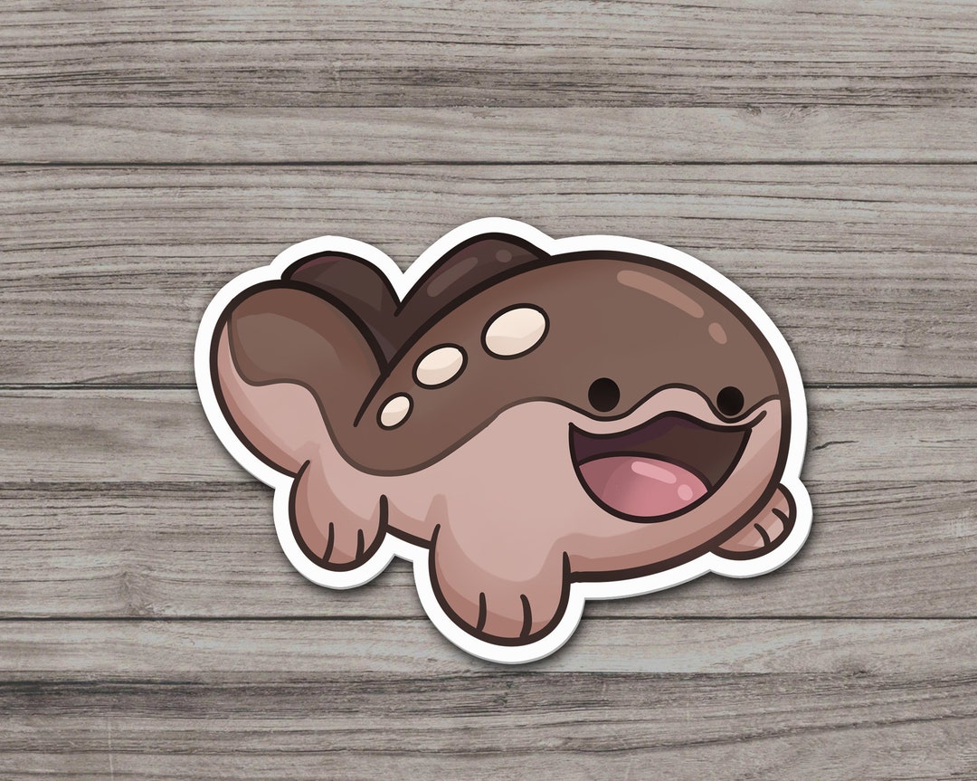 Clodsire Chibi Sticker | Fan Art | Cute Foodie Sticker | Laptop Sticker ...