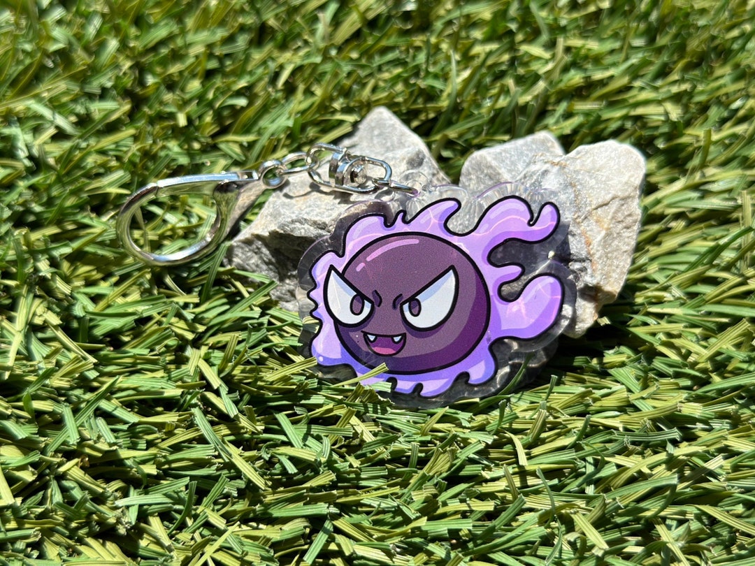 Gastly #92 Chibi Keychain 2" | Epoxy Charm | Cute Accessory - Etsy