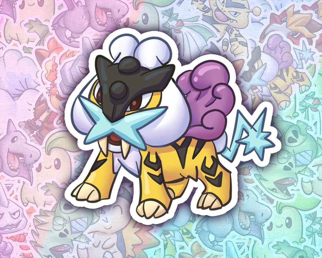 Raikou Chibi Sticker | Fan Art | Cute Foodie Sticker | Laptop Sticker ...