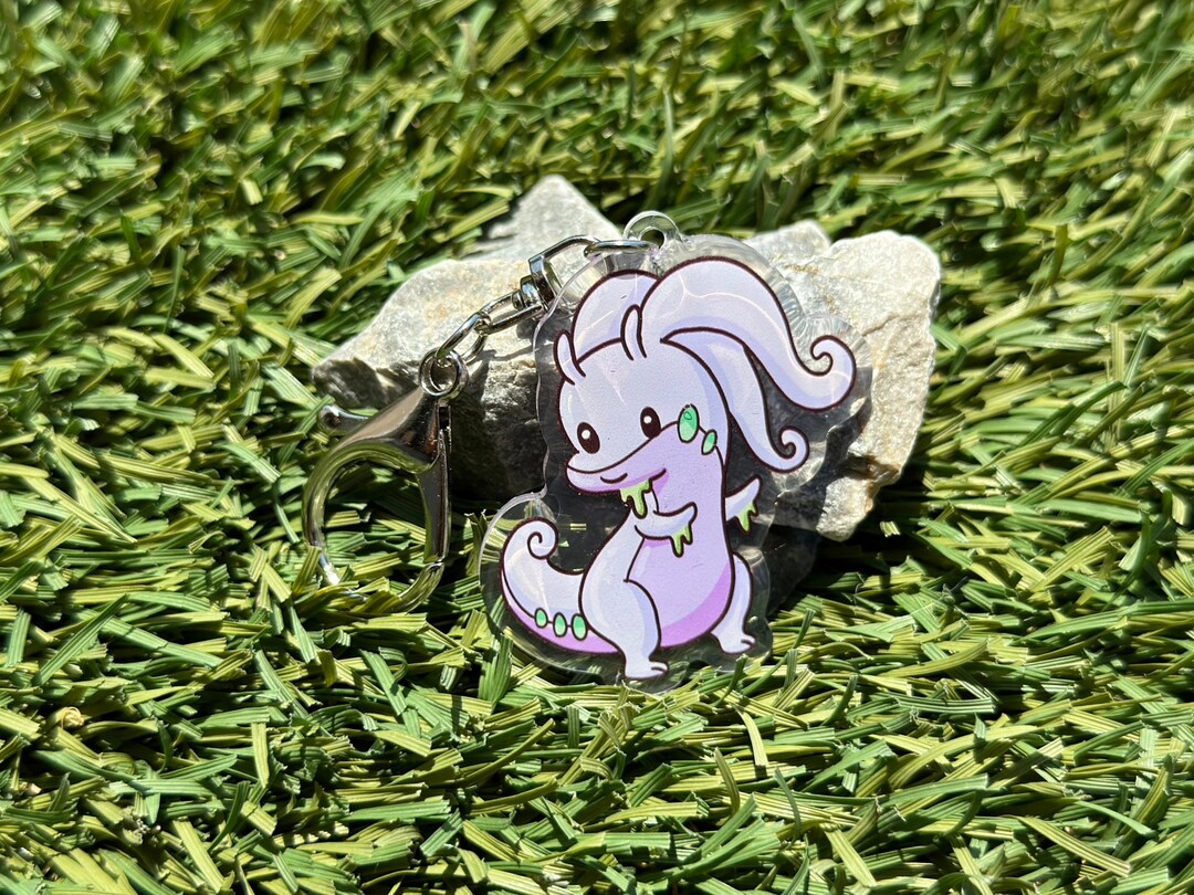 Goodra #706 Chibi Keychain 2" | Epoxy Charm | Cute Accessory - Etsy
