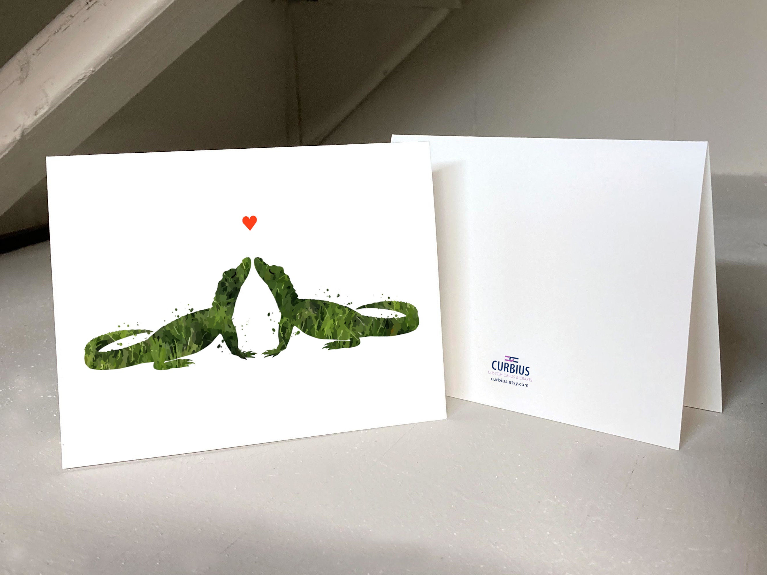 Alligator Valentine, Crocodile Art, Valentines Day Card - Etsy