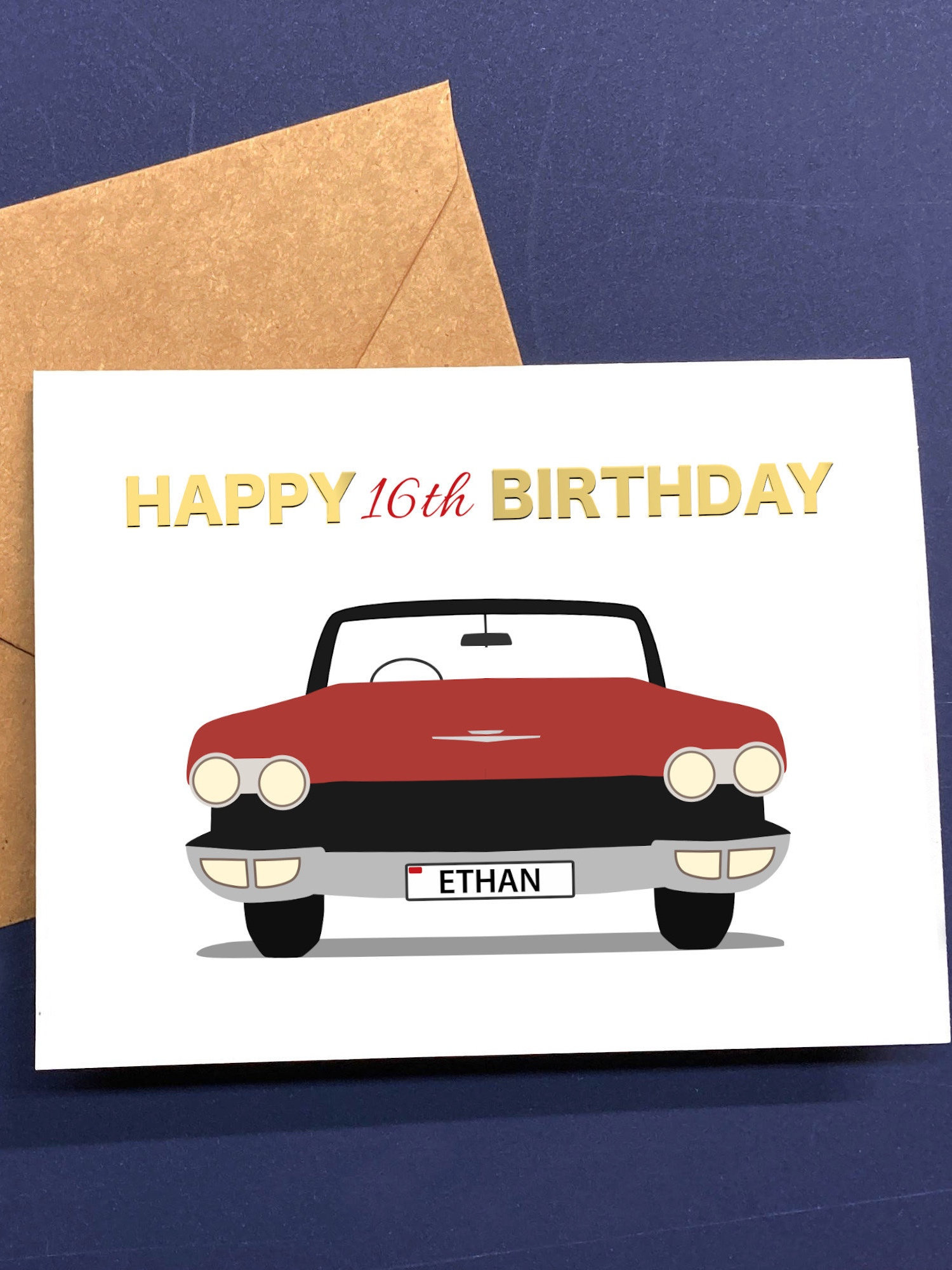 16th Birthday Card, New Driver, 16 Year Old Boy - Etsy