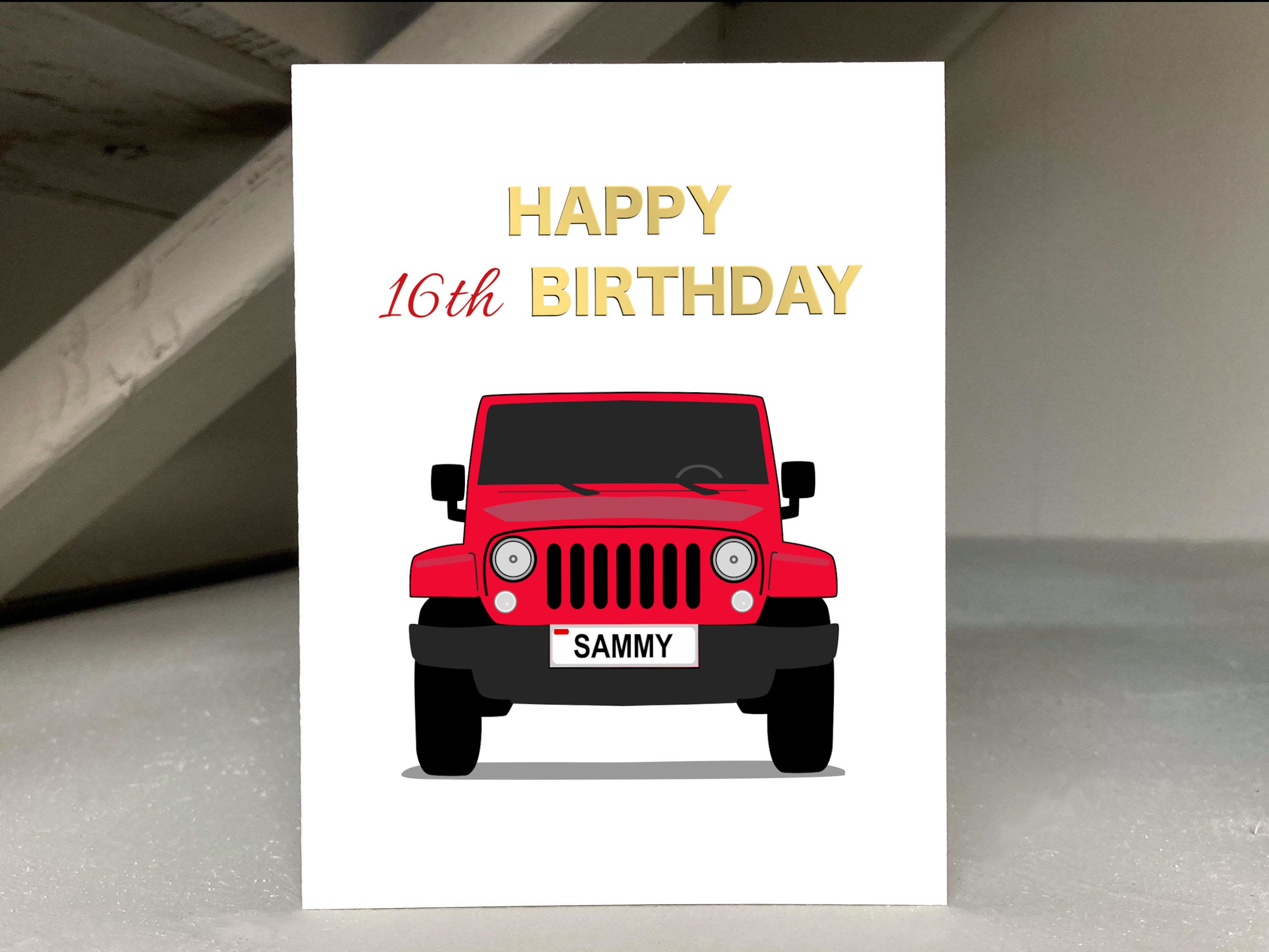 Jeep Happy Birthday Son