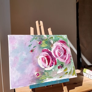 Painting Tutorial Roses Art Lesson English Art Tutorial How to Paint ...