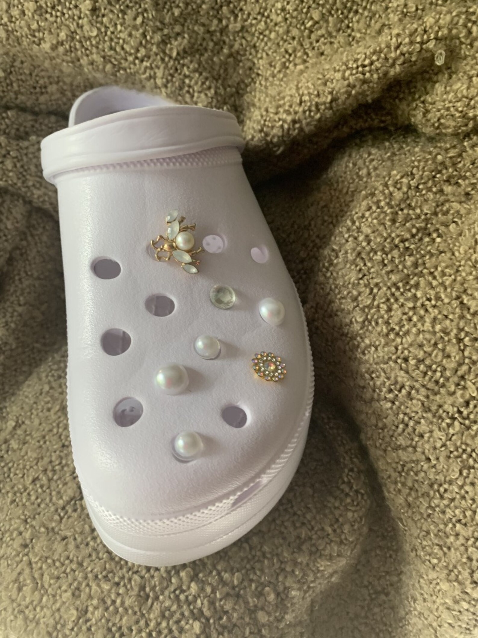Bling Crocs Chain Charm Set / Diamond Crocs Charm / Pearl Crocs Charm ...
