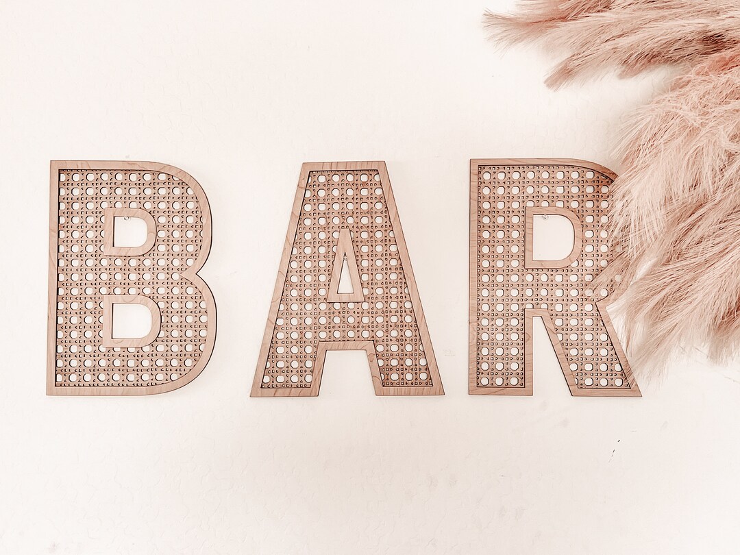 Rattan Style Large Wedding Letter,boho Wedding Decor,personalized ...