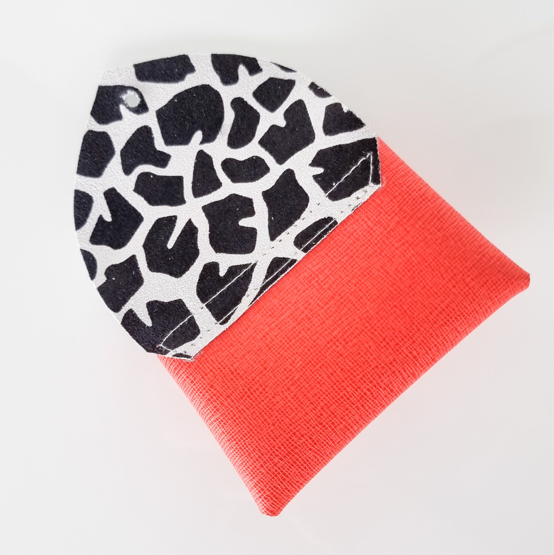 Blue Leather Coin Purse, Colorful Genuine Leather Coin Purse, Animal ...