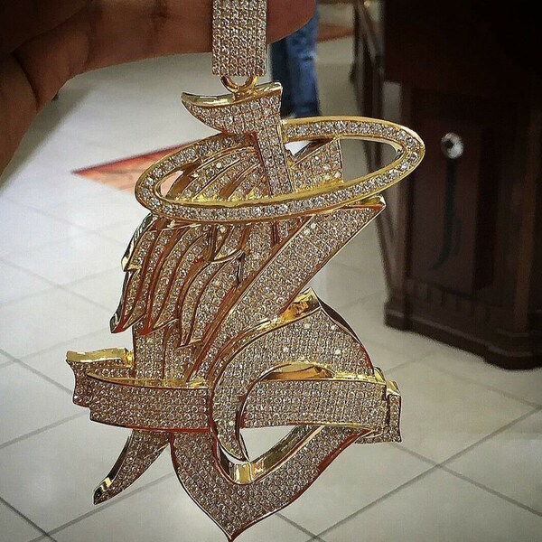 Mens Diamond Pendant - Etsy