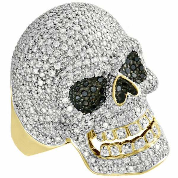 Diamond Skull Ring - Etsy