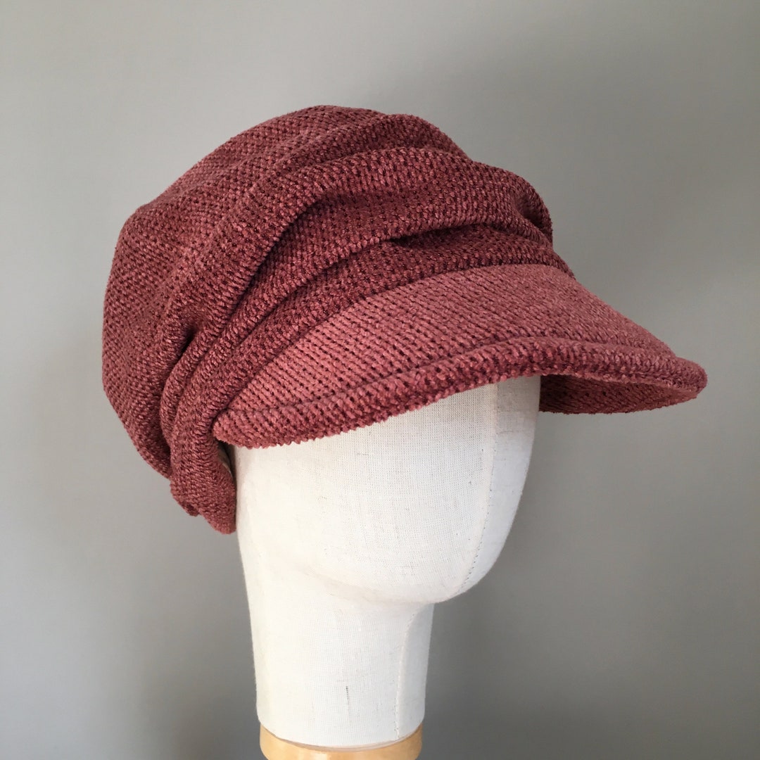 CHIHIRO Cap in Old Pink Velvet - Etsy