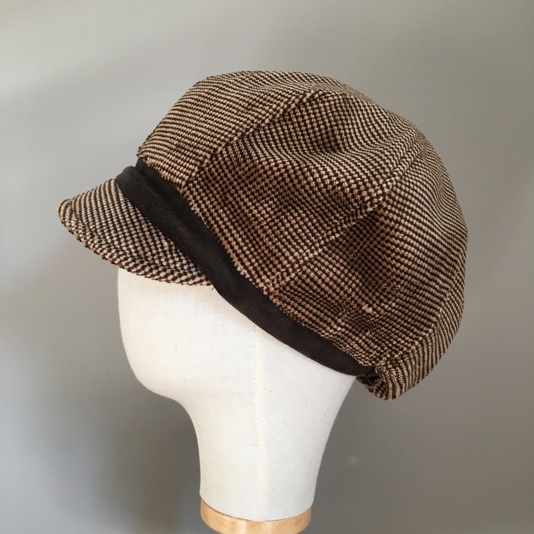 BARNABE Brown Velvet Cap - Etsy