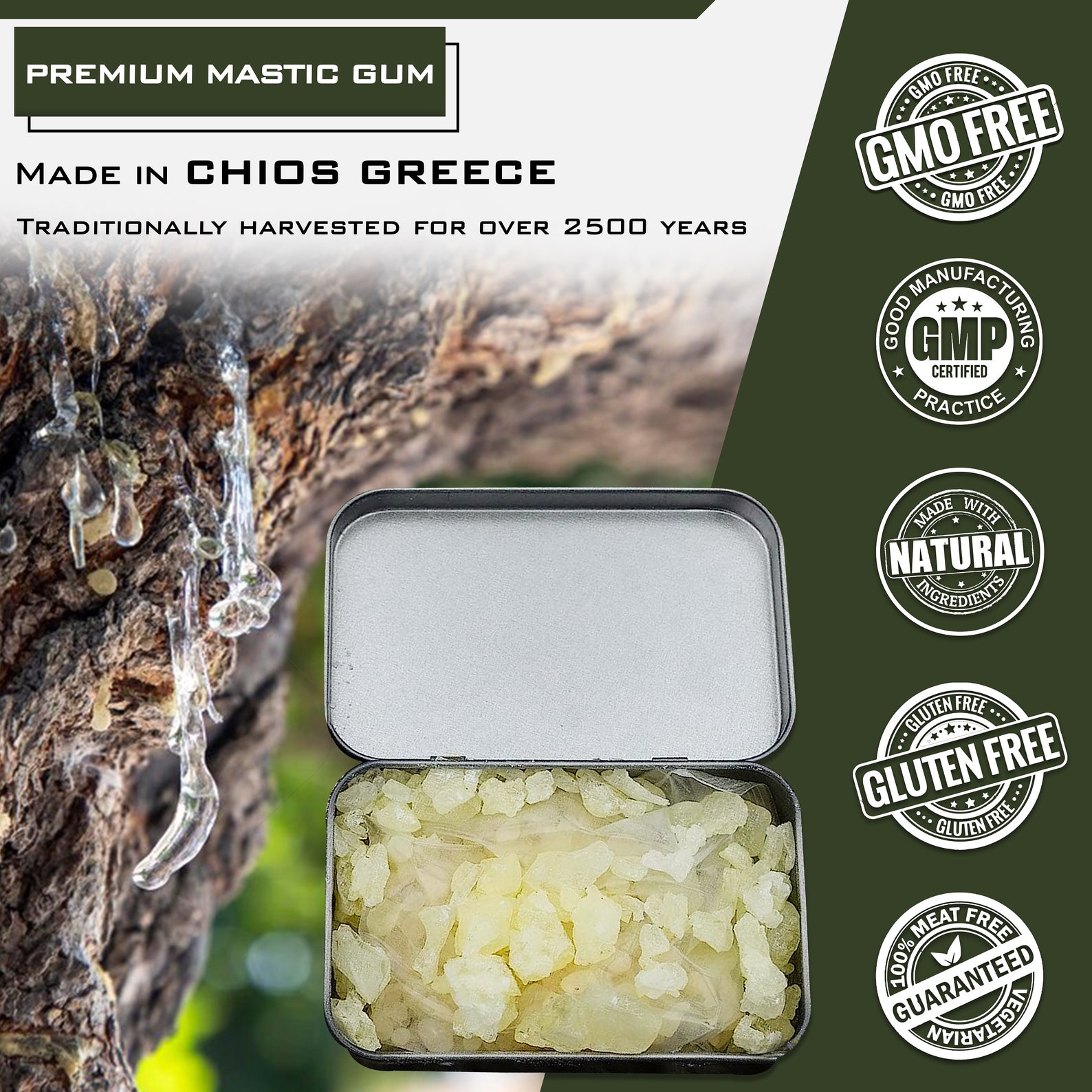 Titans Jaw Mastic Chewing Gum (grade AA) 1 Oz - Etsy