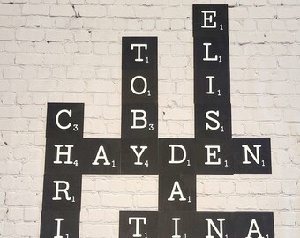 Custom Scrabble Wall Tiles - Etsy