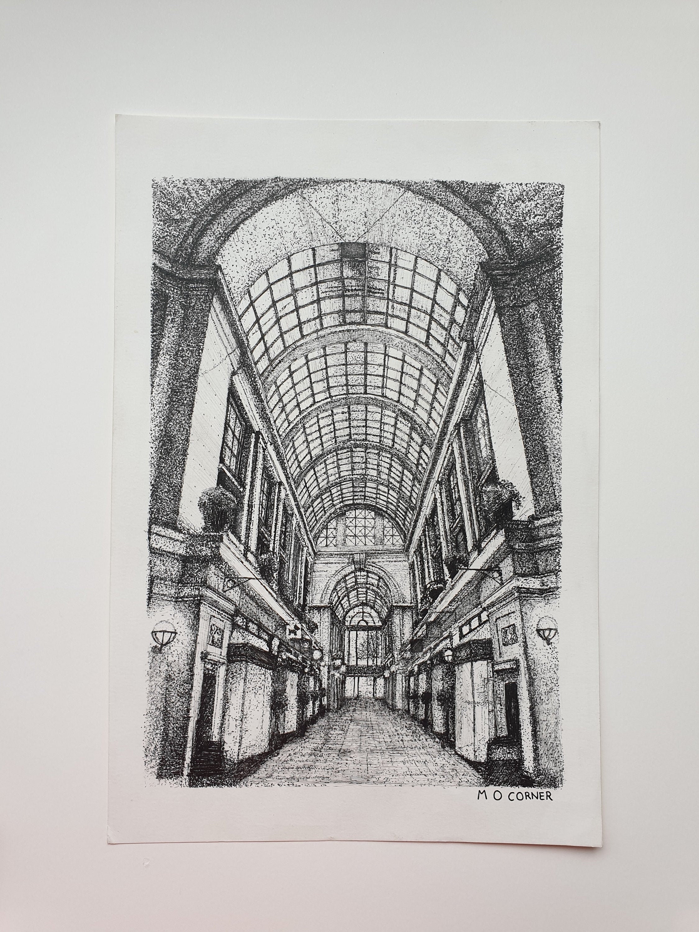 The Exchange, Illustration Print - Etsy