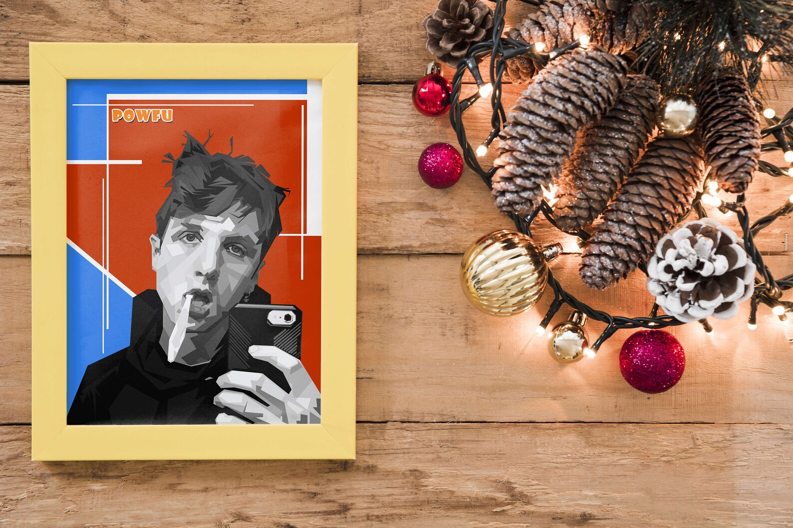 Powfu Poster Singer Poster Gift Art Unframes | Etsy