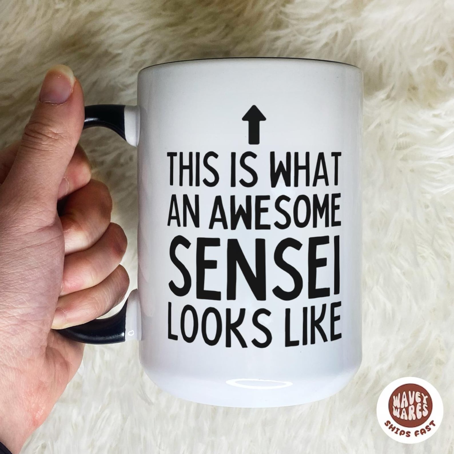 Awesome Sensei Coffee Mug Cup Christmas Birthday Gift Idea for ...